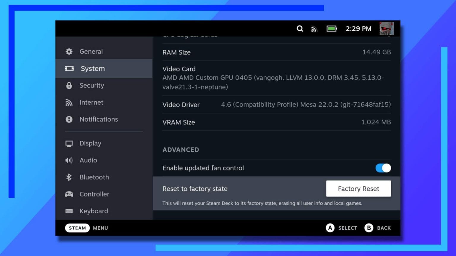 How to Factory Reset the Steam Deck if Something Breaks