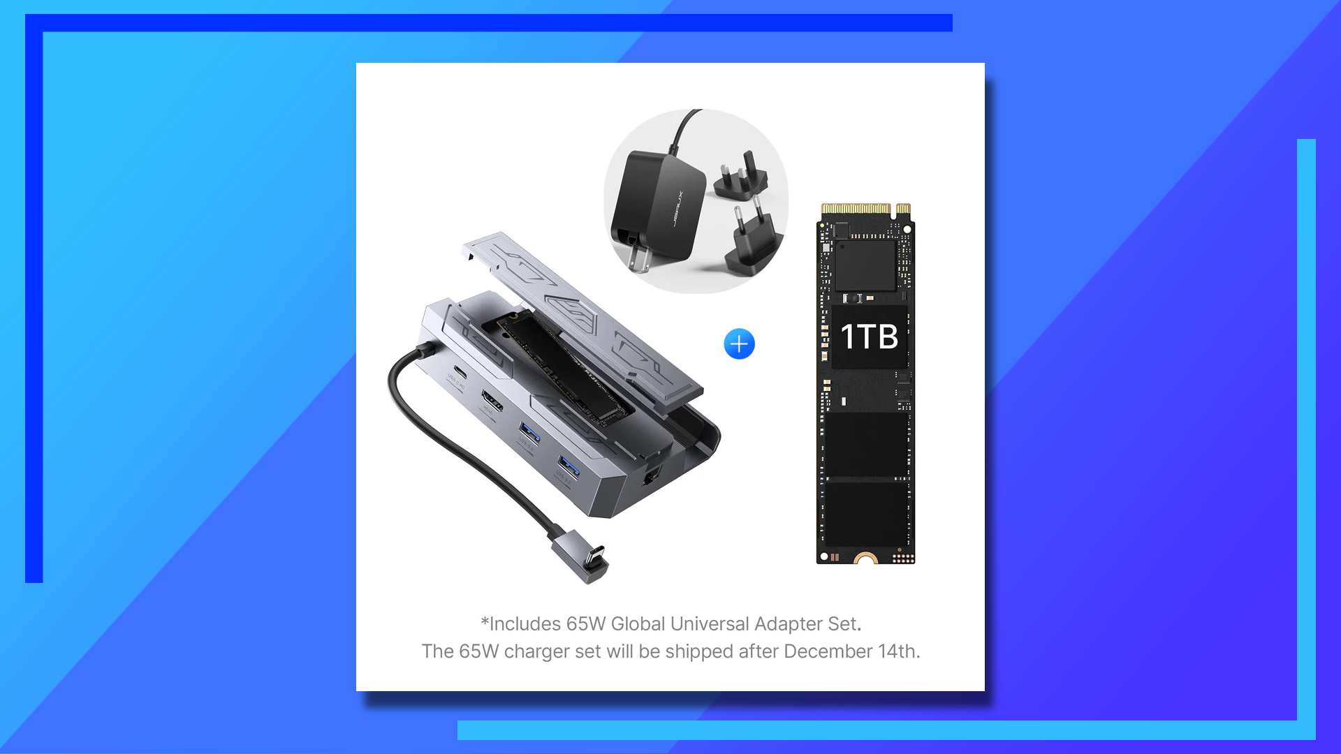 JSAUX M.2 Steam Deck Dock Now Includes Charger