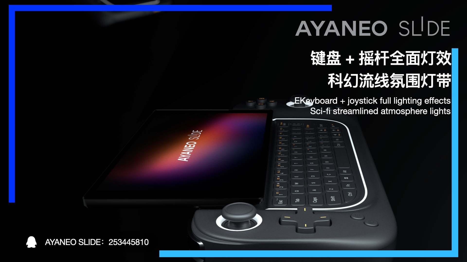 AYANEO Slide Revealed, Is Like a Big PSP-Go