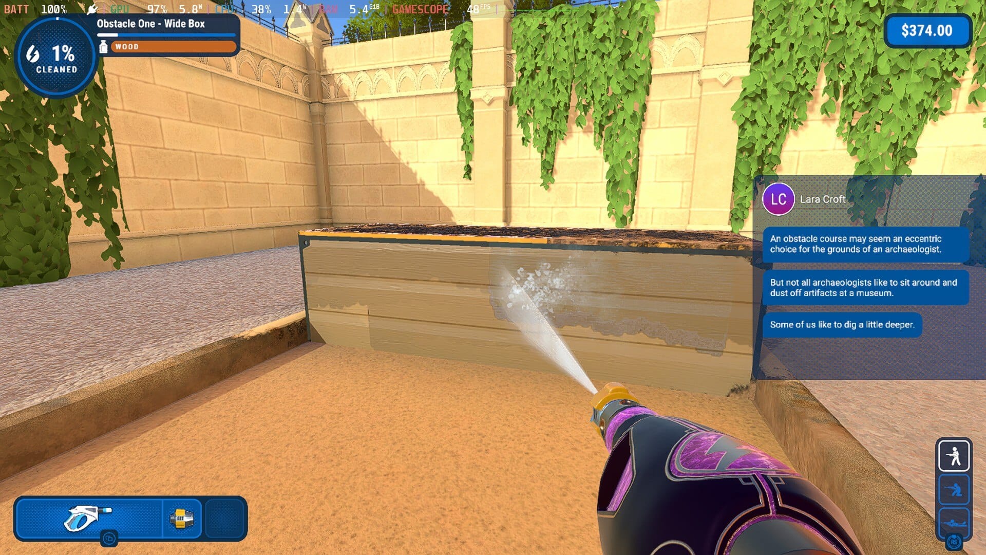 PowerWash Simulator on Steam Deck Settings and Performance