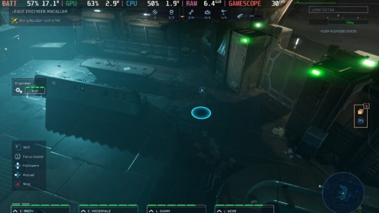 Aliens: Dark Descent on Steam Deck Settings and Performance