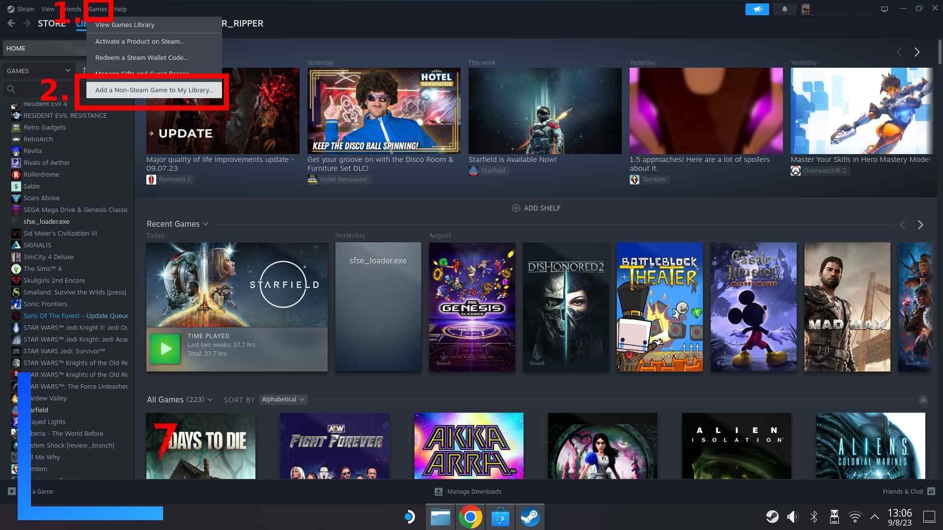 How to Stream Starfield via Game Pass on Steam Deck